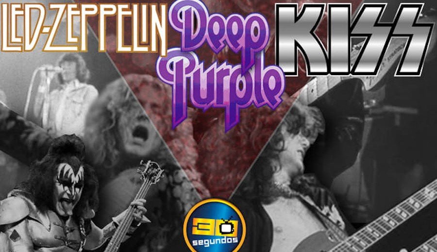 Led Zeppelin & Deep Purple por STARSHIP + Kiss por DRESSED TO KILL ...