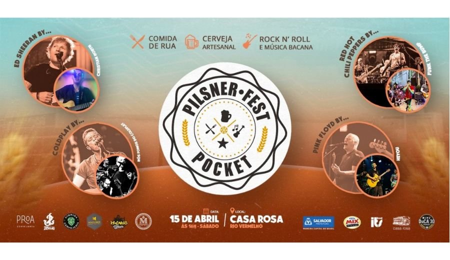 Pilsner Fest Pocket - A prova de chuva | BahiaRock