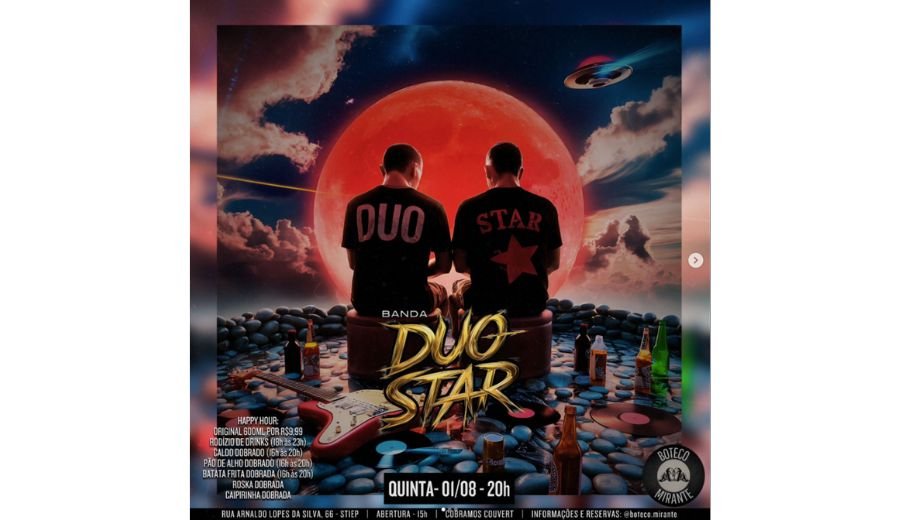 Clássicos do Rock com a Banda Duo Star | BahiaRock