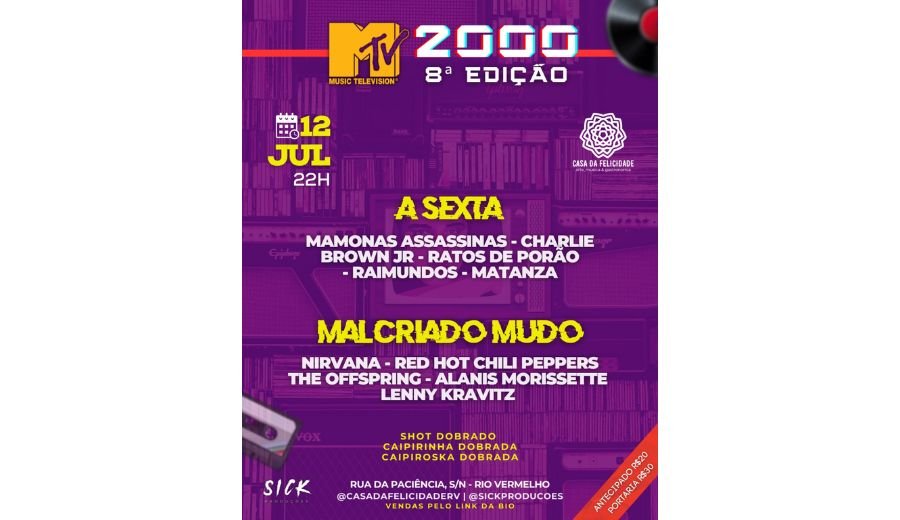 MTV 2000 - 8ª Edição | BahiaRock