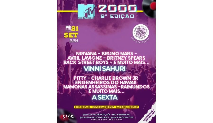 MTV 2000 9° EDIÇÃO | BahiaRock